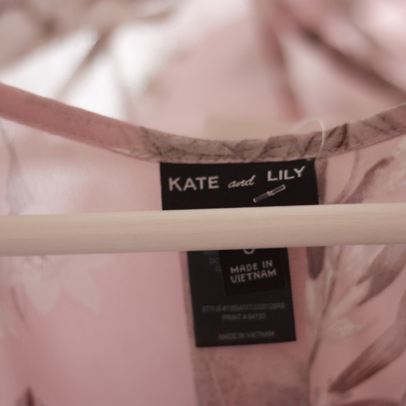 Kate And Lily | Dresses | Kate And Lily Floral Chiffon Maxi Dress ...